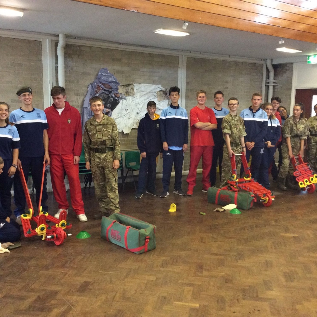 Worksop College - Our cadets test their teamwork skills