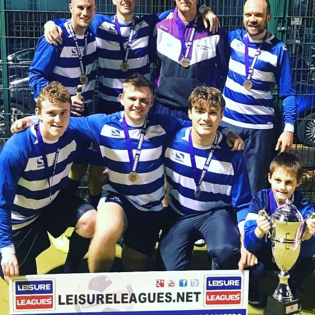 Worksop College - Staff football team win Worksop Leisure League